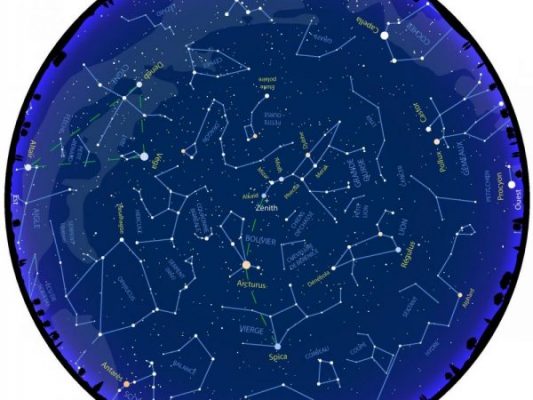 Constellations, planètes : découvrez la carte du ciel de mai 2020 | Les ...